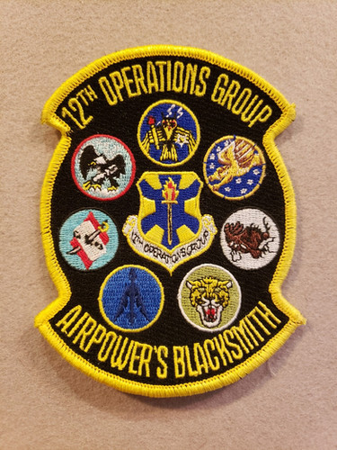 12th Operations Group Patch | BunkerMilitary