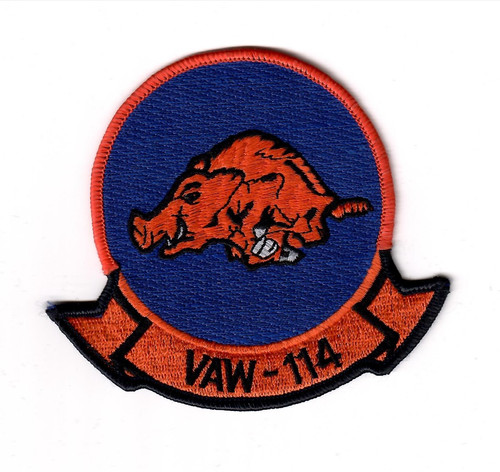 VAW-114 Carrier Airborne Early Warning Squadron Patch | BunkerMilitary