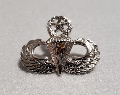 Master Parachutist Wings - Anodized - 1 Combat Jump Star | BunkerMilitary