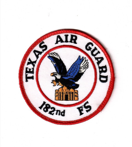 182d Fighter Squadron Patch - TXANG | BunkerMilitary