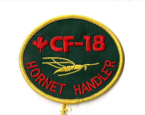CF-18 Hornet Handler Patch | BunkerMilitary
