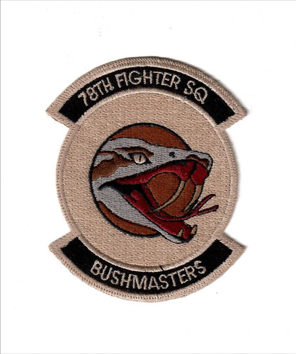 78th Fighter Squadron Patch - Subdued | BunkerMilitary