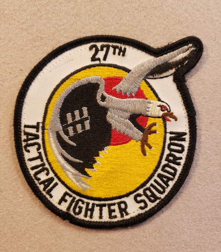 27th Tactical Fighter Squadron Patch | BunkerMilitary