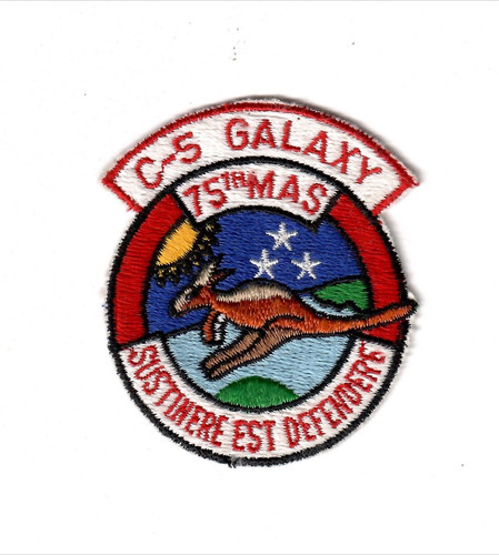75th Military Airlift Squadron Patch | BunkerMilitary