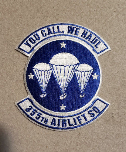 355th Airlift Squadron patch | BunkerMilitary