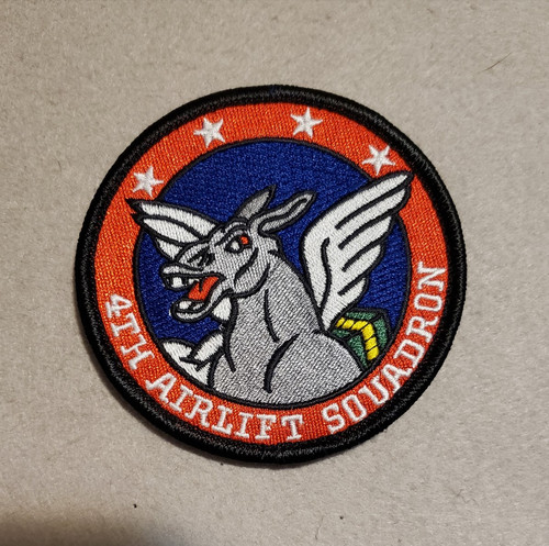 4th Airlift Squadron Patch - hook & loop | BunkerMilitary