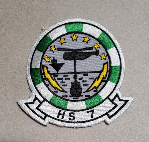 HS-7 Helicopter Anti-Submarine Squadron Patch | BunkerMilitary