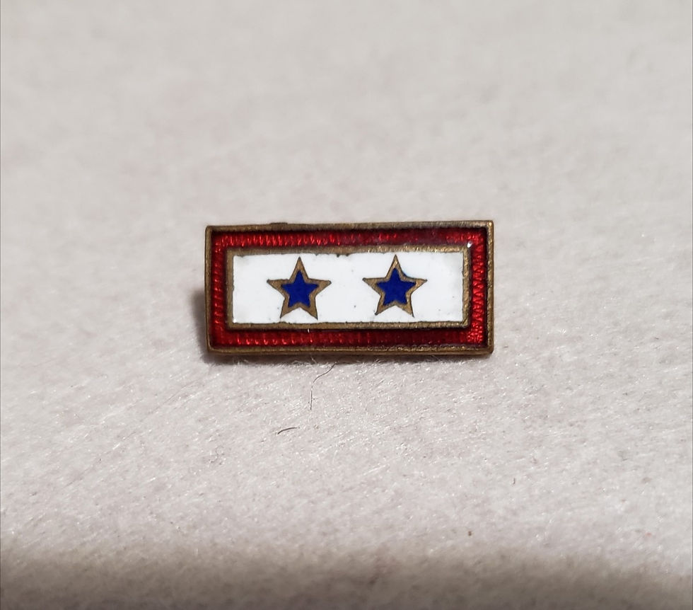 WW2 Son-in-Service Pin with 2 Stars | BunkerMilitary