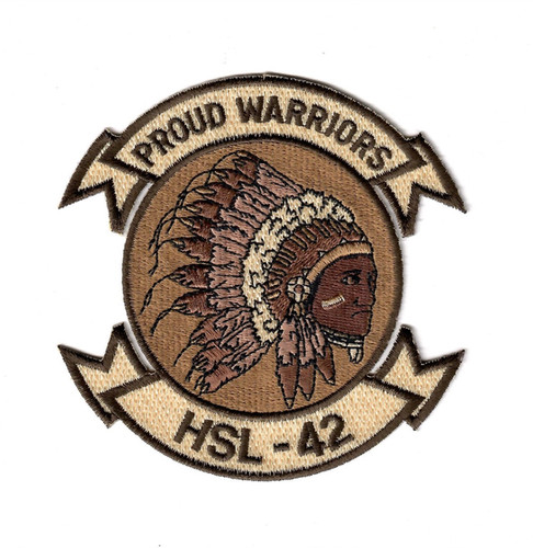 HSL-42 Helicopter Anti-Submarine Squadron Light Patch | BunkerMilitary