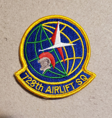 728th Airlift Squadron patch | BunkerMilitary