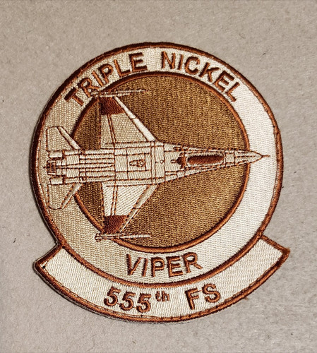 555th Fighter Squadron Viper Patch | BunkerMilitary