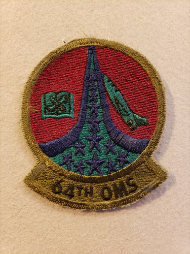 64th Organizational Maintenance Squadron Patch | BunkerMilitary