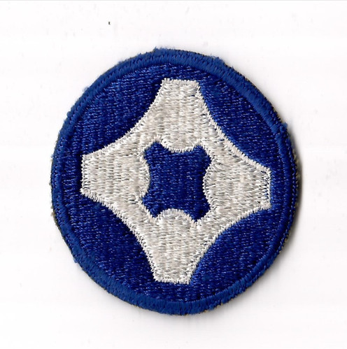 Green Back - WW2 4th Service Command Patch | BunkerMilitary