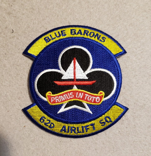62nd Airlift Squadron patch | BunkerMilitary