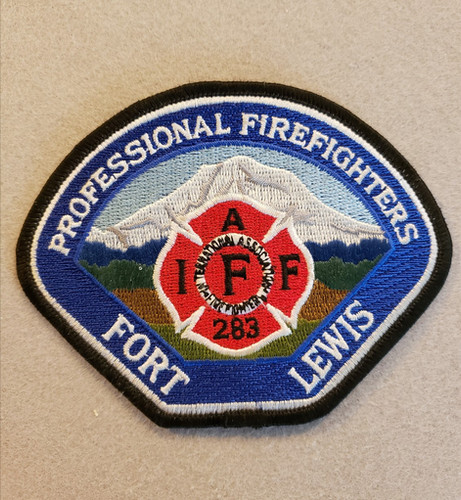 Fort Lewis Professional Firefighters Patch | BunkerMilitary