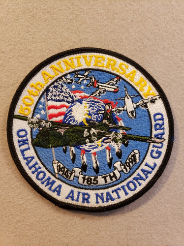 Oklahoma Air National Guard Patch - 50th Anniversary | BunkerMilitary