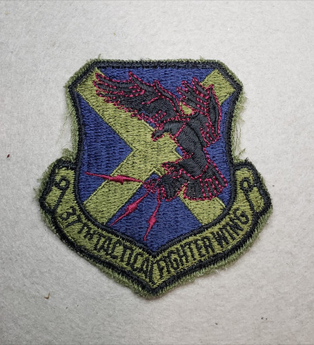 37th Tactical Fighter Wing Patch - Red Thread | BunkerMilitary