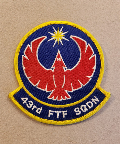 43rd Flying Training Squadron Patch | BunkerMilitary