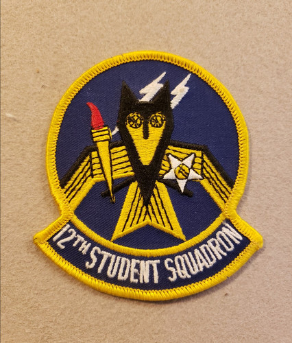 12th Student Squadron Patch | BunkerMilitary