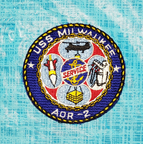 USS Milwaukee AOR-2 Patch | BunkerMilitary