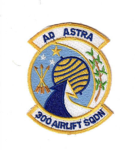300th Airlift Squadron patch | BunkerMilitary