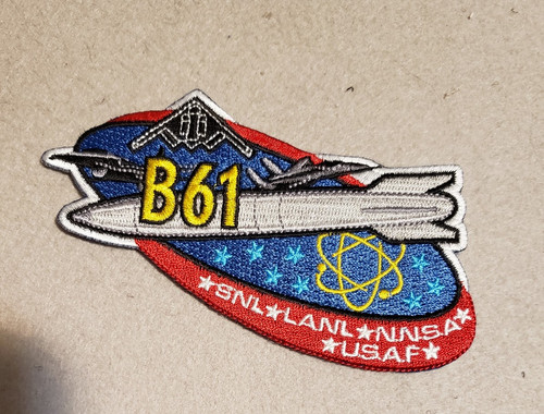 B-61 Nuclear Bomb Patch from SNL - LANL - NNSA | BunkerMilitary