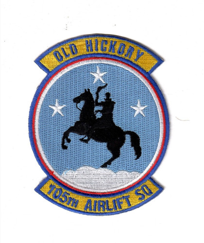 105th Airlift Squadron Patch | BunkerMilitary