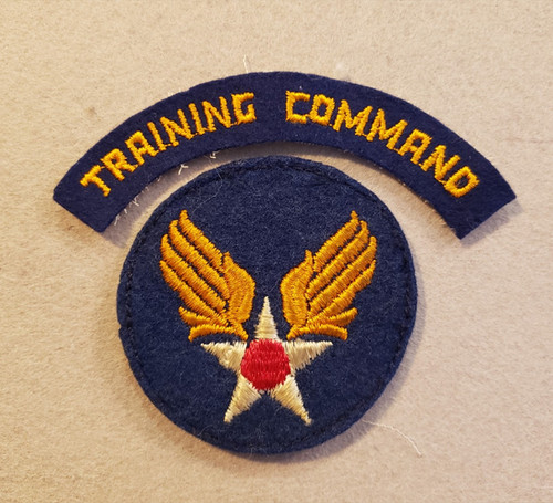 WW2 Army Air Force Patch with Training Command Tab | BunkerMilitary