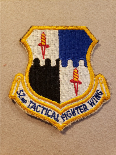 52nd Tactical Fighter Wing Patch | BunkerMilitary
