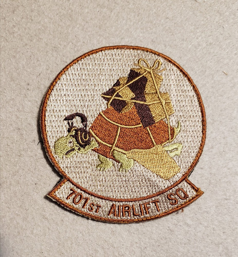 701st Airlift Squadron Patch - Subdued | BunkerMilitary