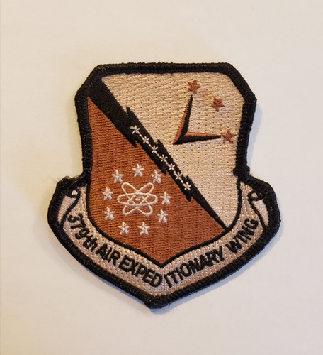 379th Air Expeditionary Wing Patch - Black Border | BunkerMilitary
