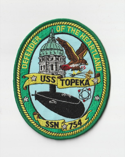 USS Topeka SSN-754 Patch | BunkerMilitary