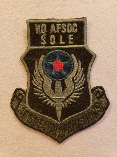 Special Operations Command SOLE Patch | BunkerMilitary