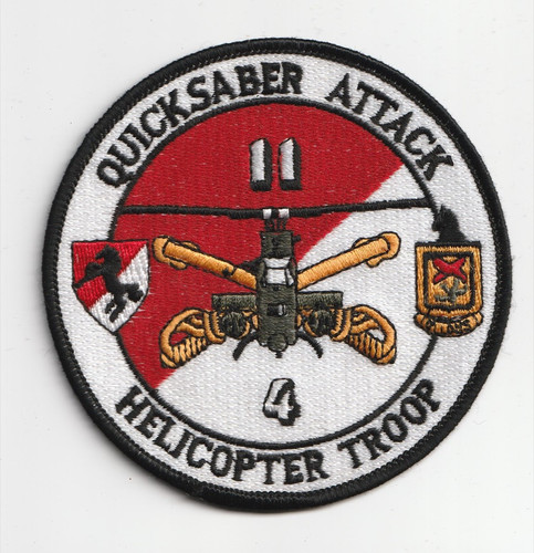 4/11 Helicopter Troop Patch | BunkerMilitary