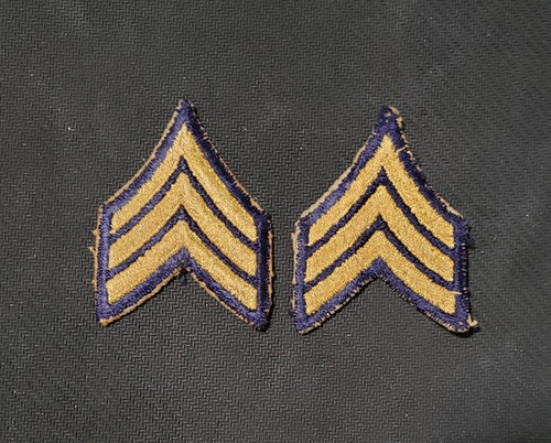Post-WW2 to 1950s Sergeant Stripes - Combat Arms | BunkerMilitary
