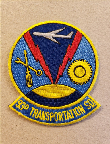 93d Transportation Squadron Patch | BunkerMilitary