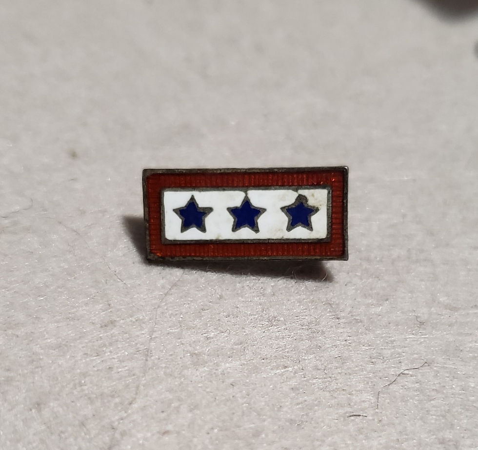 WW2 Son-in-Service Pin with 3 Stars | BunkerMilitary