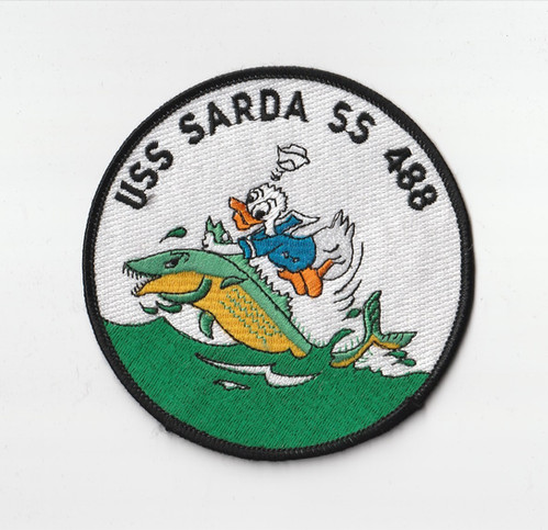 USS Sarda SS-488 Patch | BunkerMilitary