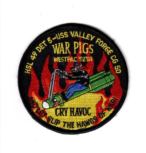 HSL-49 Helicopter Anti-Submarine Squadron Light Patch | BunkerMilitary