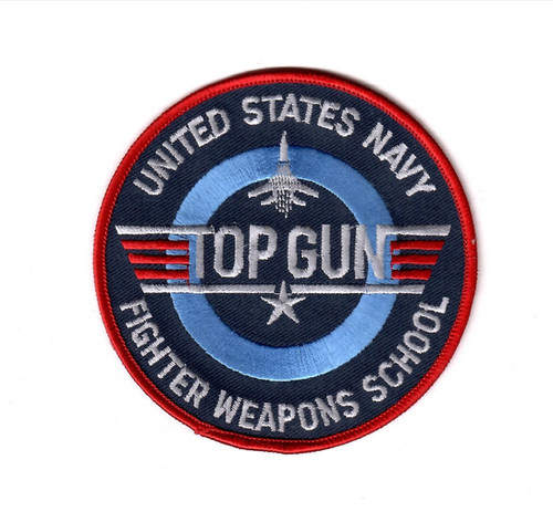Navy Top Gun Fighter Weapons School Patch | BunkerMilitary