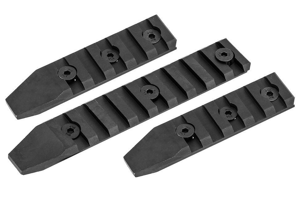 Lancer Tactical Picatinny Rail Panels for Keymod Rails (3 Pieces ...