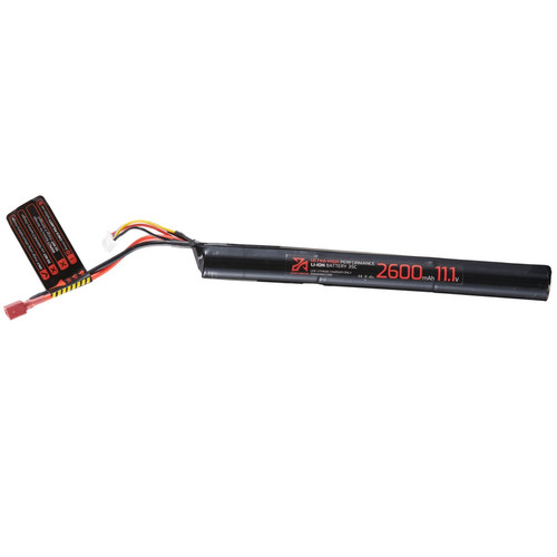 11.1v 2600mAh Lithium-Ion Stick Battery (Deans) | Zion Arms