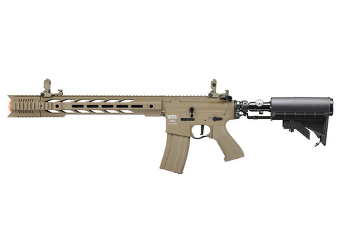 Legion HPA M4 SPR Interceptor Airsoft Rifle w/ Stock Mounted Tank (TAN ...