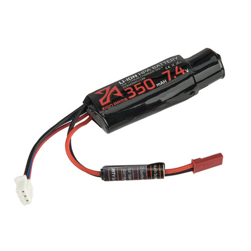 7.4v 350mAh Lithium-Ion HPA Engine Battery (JST) | Zion Arms