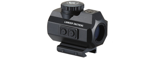 Reflex Red Dot Optic with Riser Mount (Black) | Lancer Tactical
