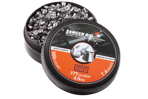 Lancer Air 500 Count 0.177 Caliber 7.4 Gram Air Gun Pellets (4.5mm ...