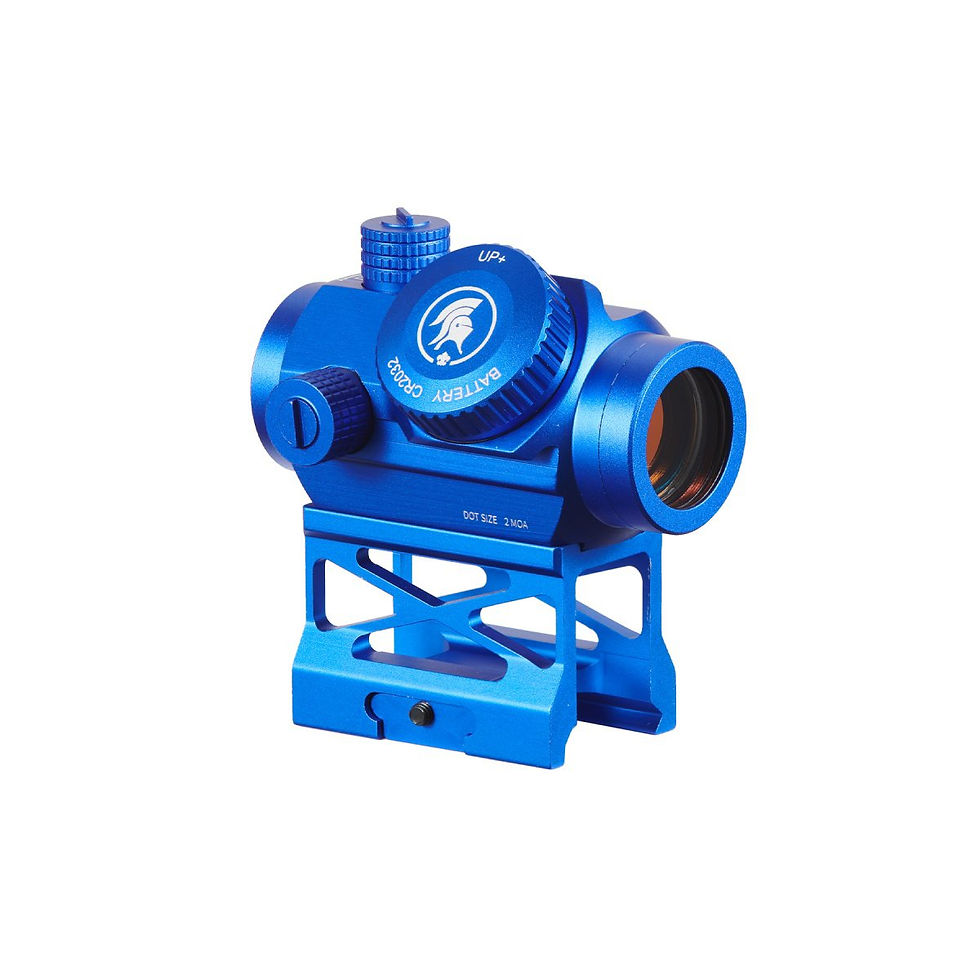 Micro Red Dot Sight with Riser Mount (Blue) | Lancer Tactical