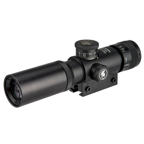 4x21 AO Rifle Scope with Lens Caps | Lancer Tactical