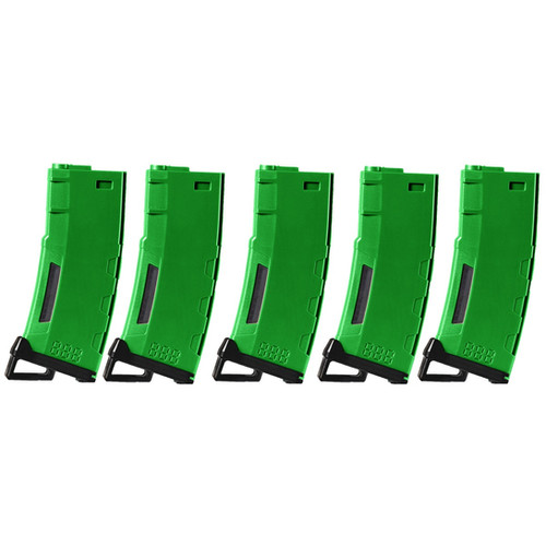 130 Round High Speed Mid-Cap Magazine Pack of 5 | Lancer Tactical