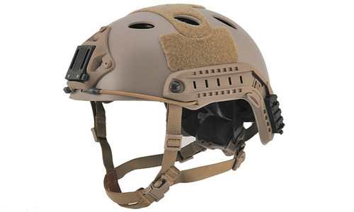 Airsoft PJ-Type Ballistic Helmet (Tan) L/XL | Lancer Tactical